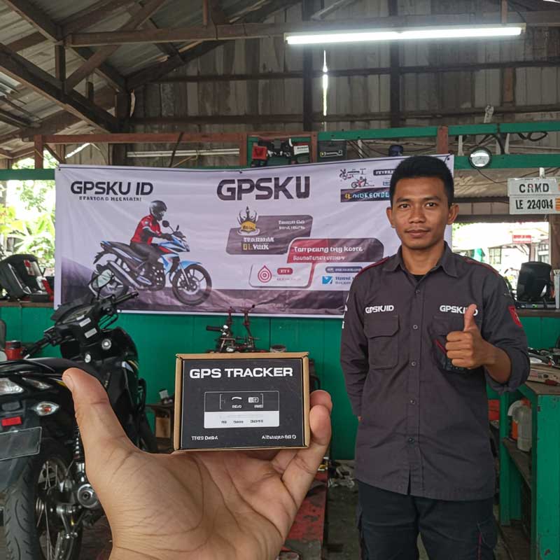 Pasang GPS Tracker Tangerang Terdekat di Bengkel Momon Motor